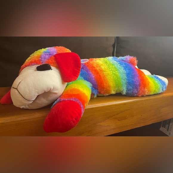 Dreamworks | Toys | Dreamworks Jumbo 22 Rainbow Lamb Chop Stuffed Toy ...